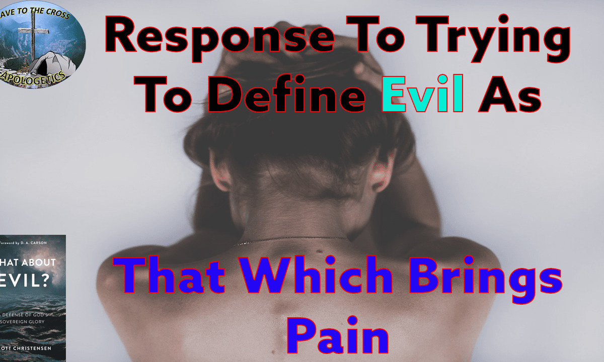 Suffering Cave To The Cross Apologetics